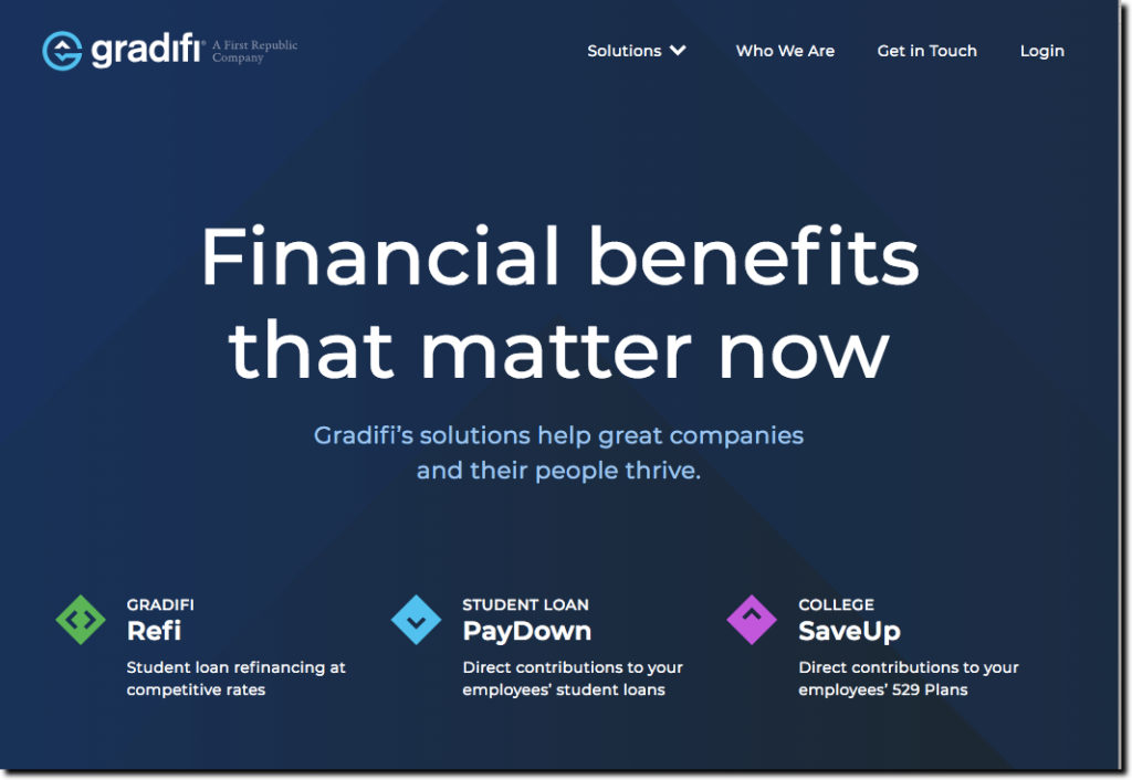 gradifi home | Fintech Labs