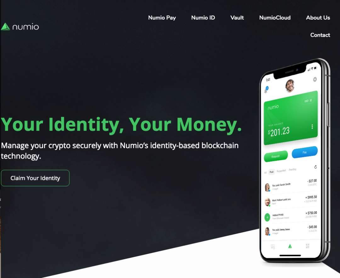 numio screenshot | Fintech Labs