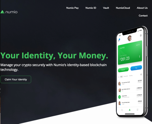 numio screenshot | Fintech Labs