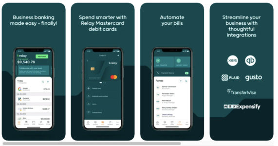 relayfi ios screenshots — Fintech Labs SMB Center