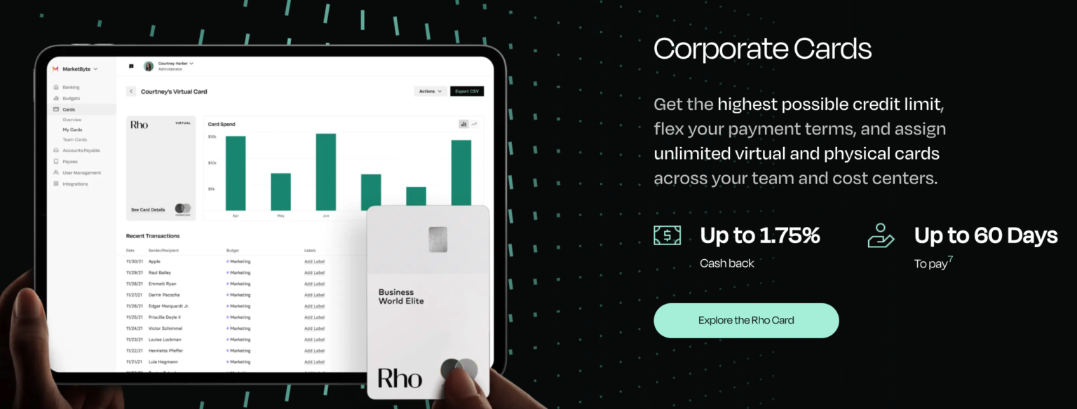 SMB Challengers: Rho Delivers Integrated Bank, Card & Payments ...